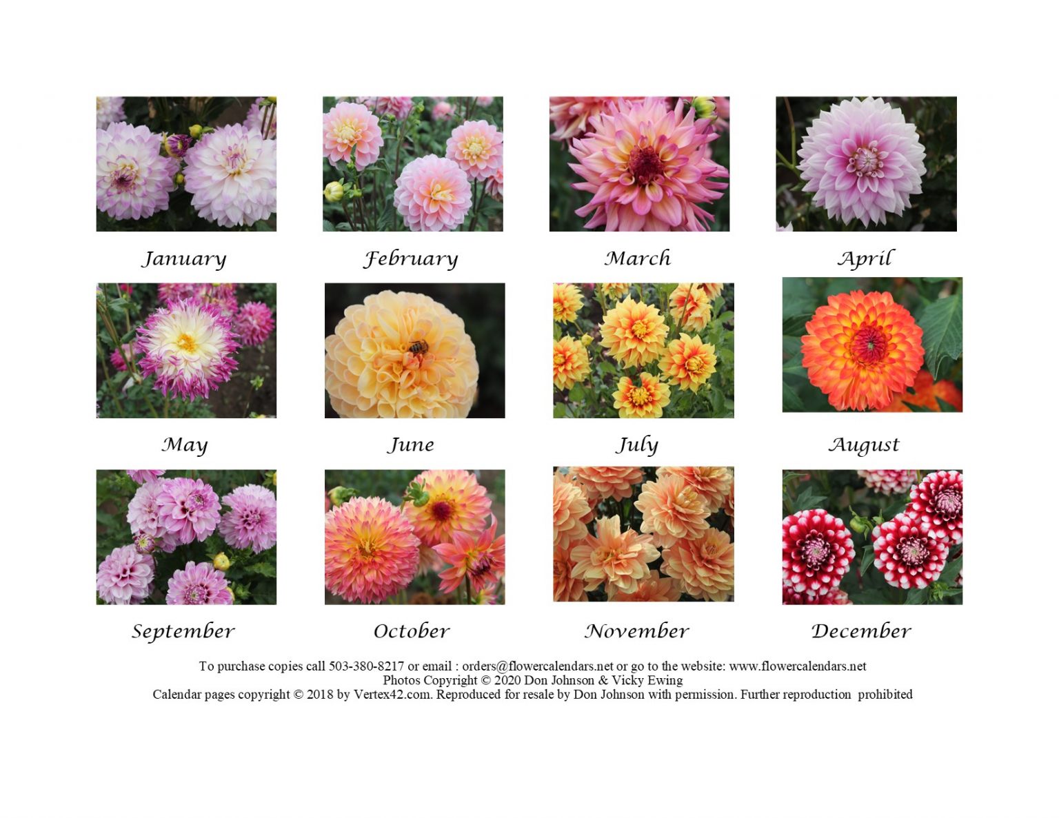 FLOWERCALENDARS.NET – Calendars for Flower Lovers