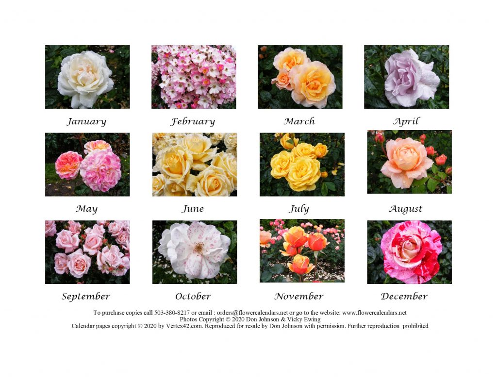 FLOWERCALENDARS.NET – Calendars for Flower Lovers