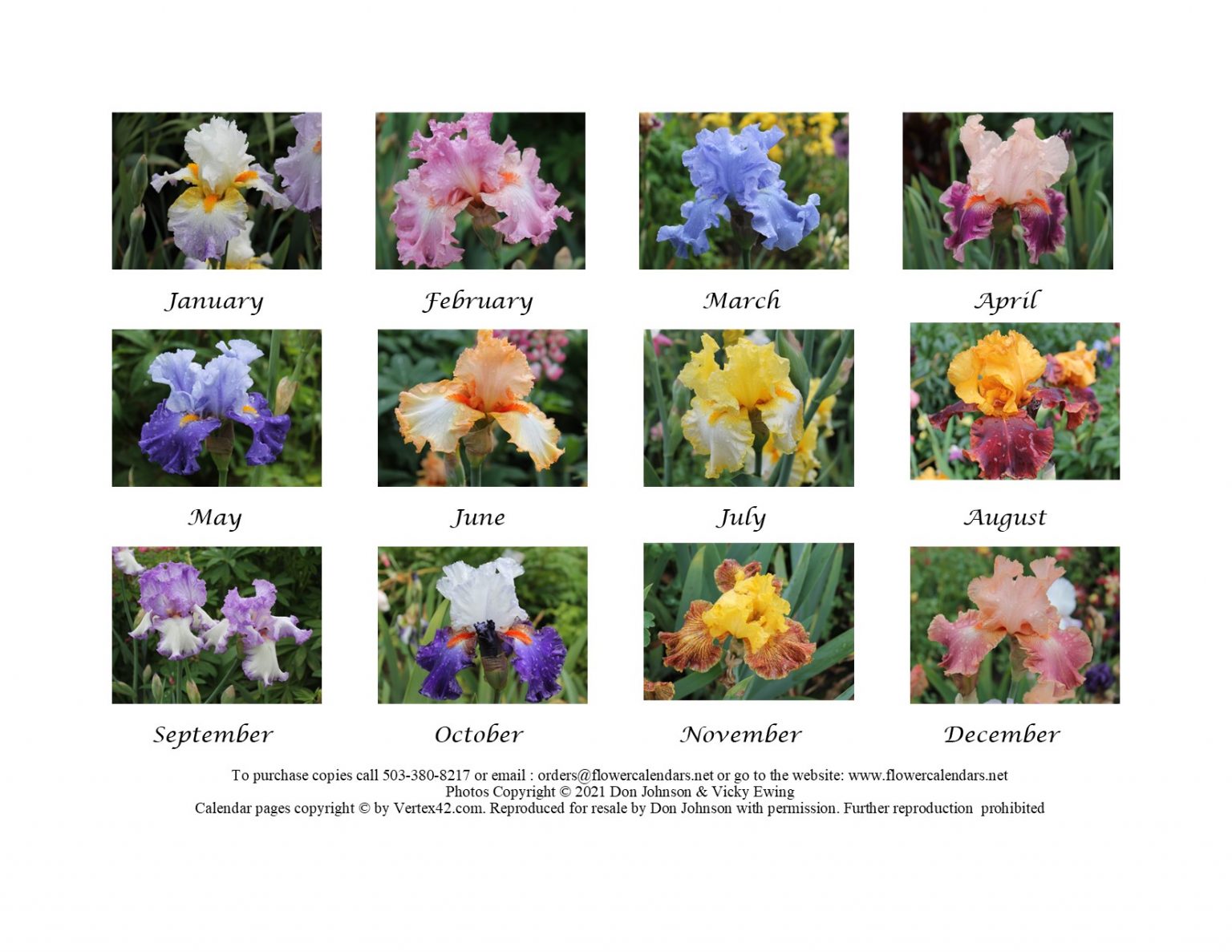 FLOWERCALENDARS.NET – Calendars for Flower Lovers