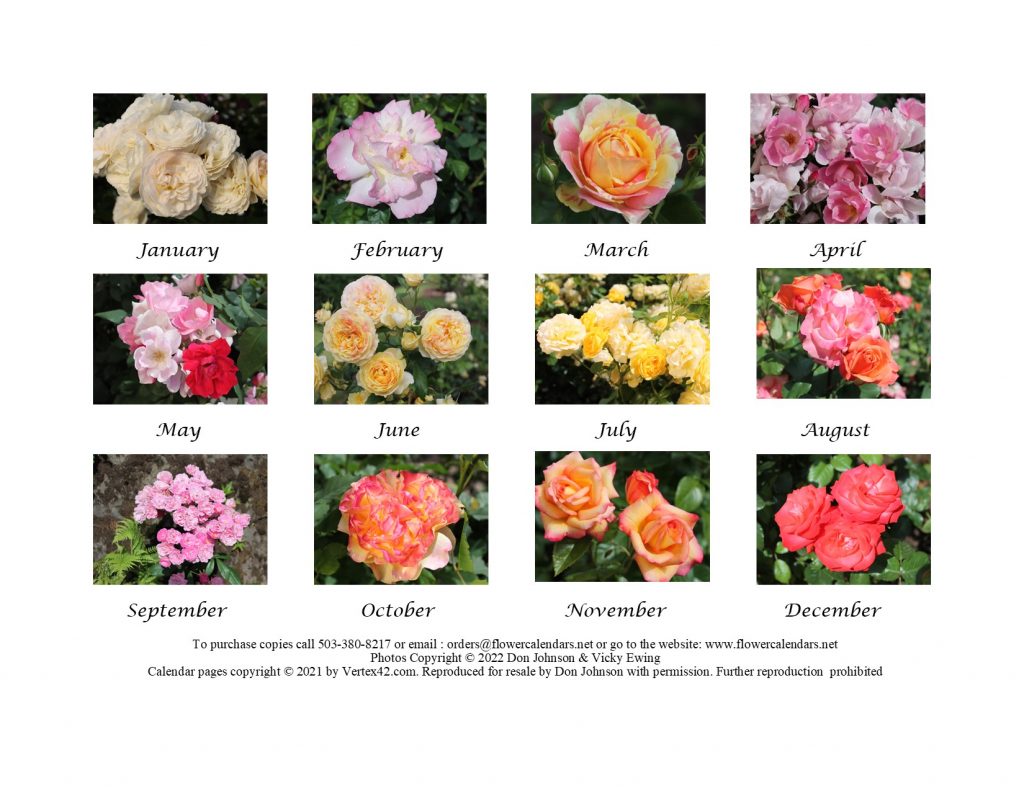 FLOWERCALENDARS.NET – Calendars for Flower Lovers