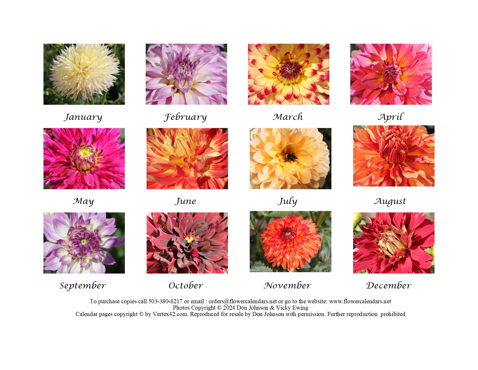 FLOWERCALENDARS.NET – Calendars for Flower Lovers