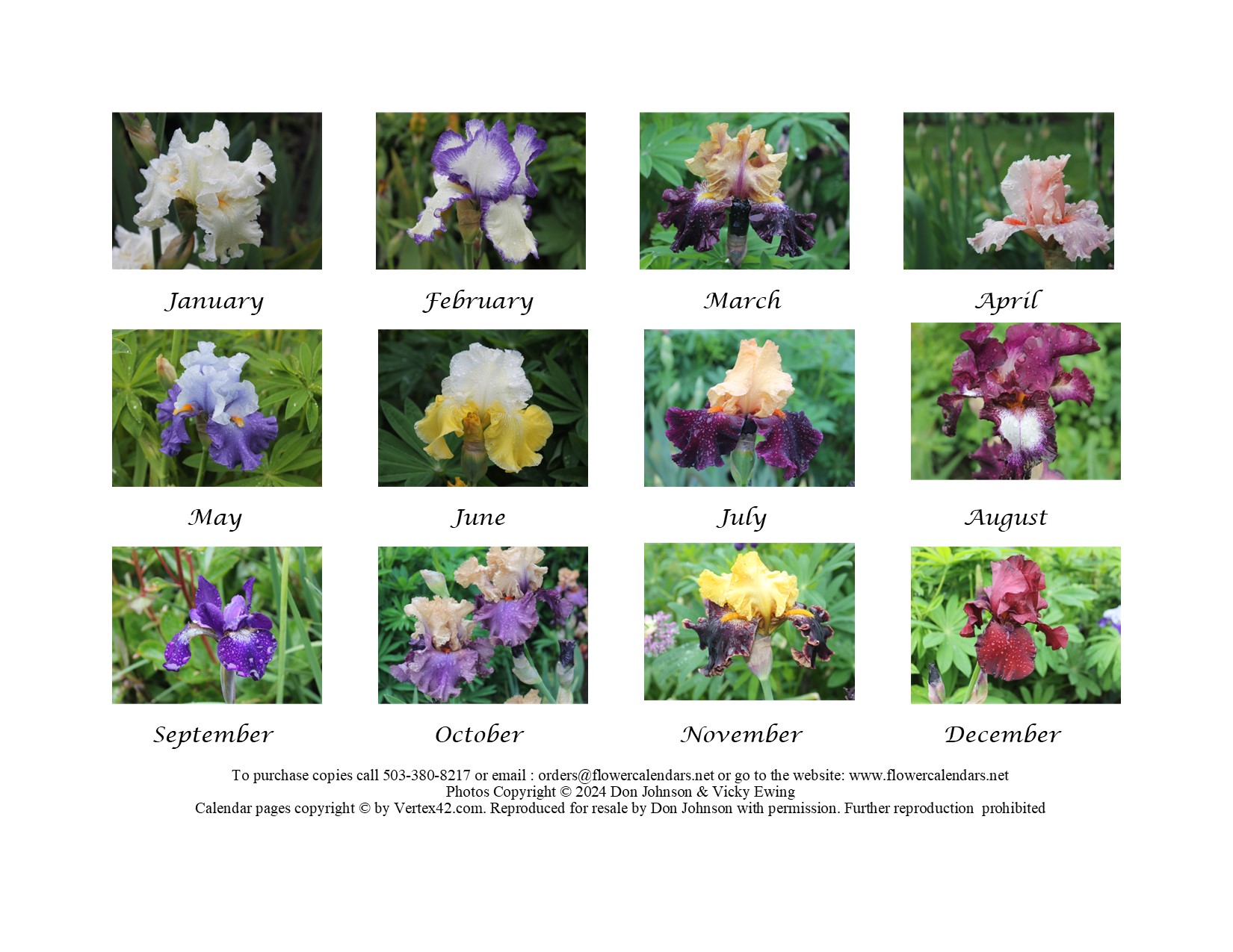 FLOWERCALENDARS.NET – Calendars for Flower Lovers